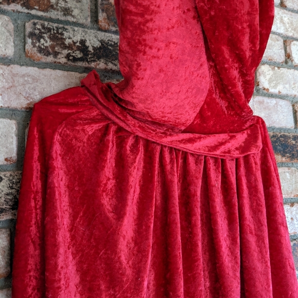 Rubie's | Jackets & Coats | Vintage Rubies Velour Velvet Red Full ...
